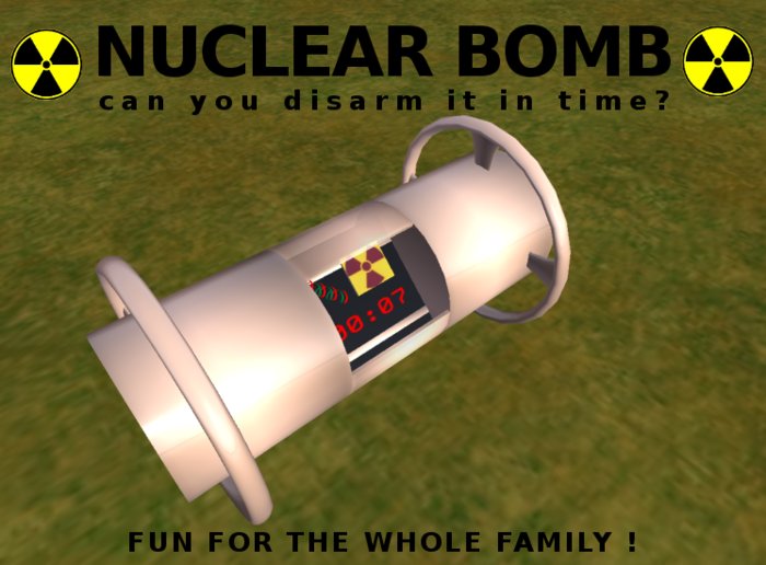 Second Life Marketplace - Nuclear bomb - defusable